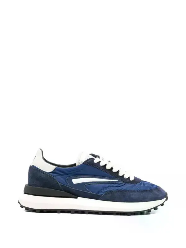 D.a.t.e. Panelled Lace-up Sneakers - Blue