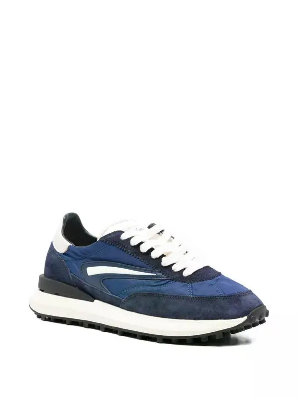 D.a.t.e. Panelled Lace-up Sneakers - Blue
