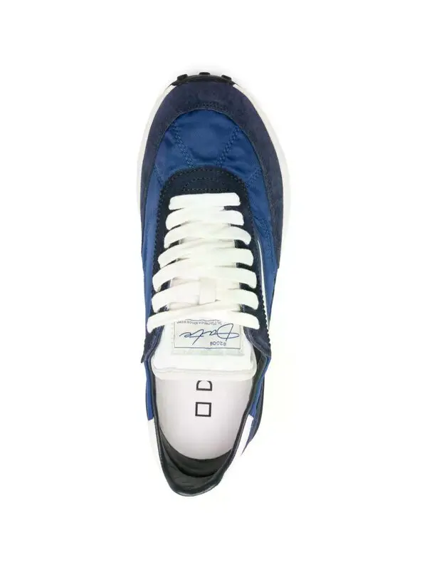 D.a.t.e. Panelled Lace-up Sneakers - Blue