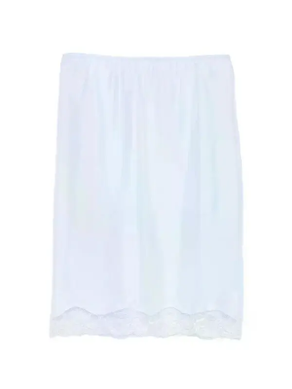 Dorothee Schumacher Lace-trim Midi Skirt - Blue