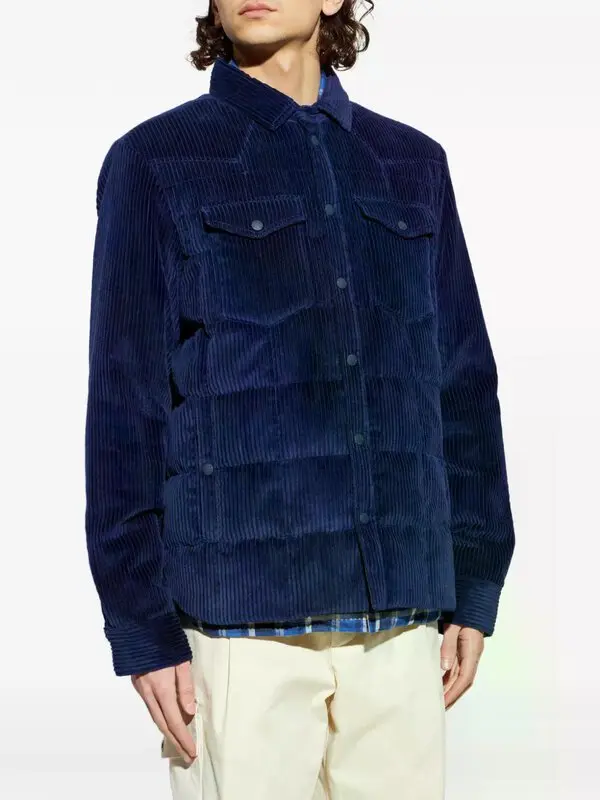Moncler Gelt Corduroy-texture Chest-pocket Shirt Jacket