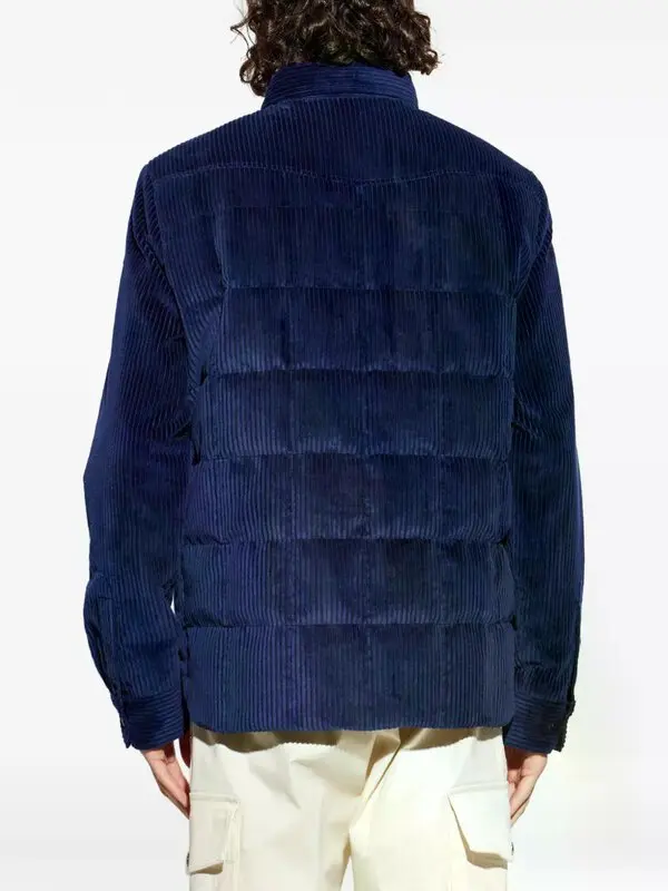 Moncler Gelt Corduroy-texture Chest-pocket Shirt Jacket