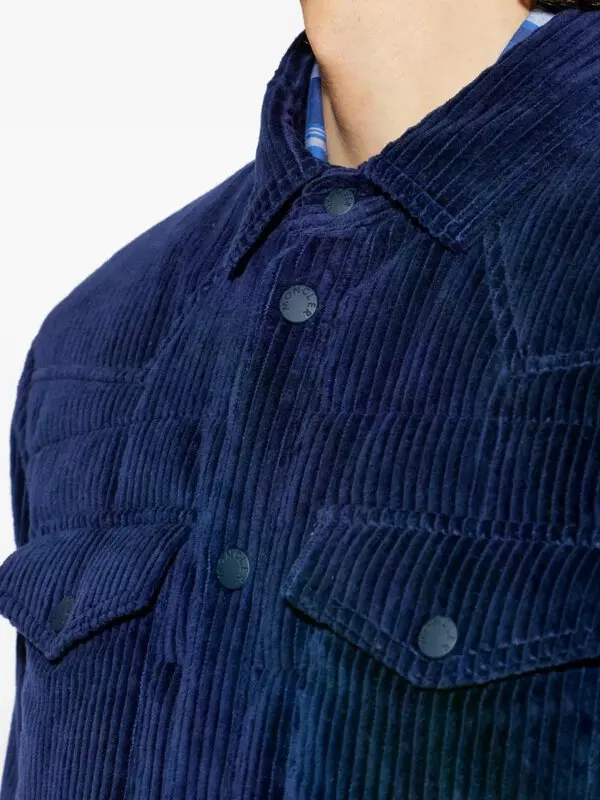 Moncler Gelt Corduroy-texture Chest-pocket Shirt Jacket