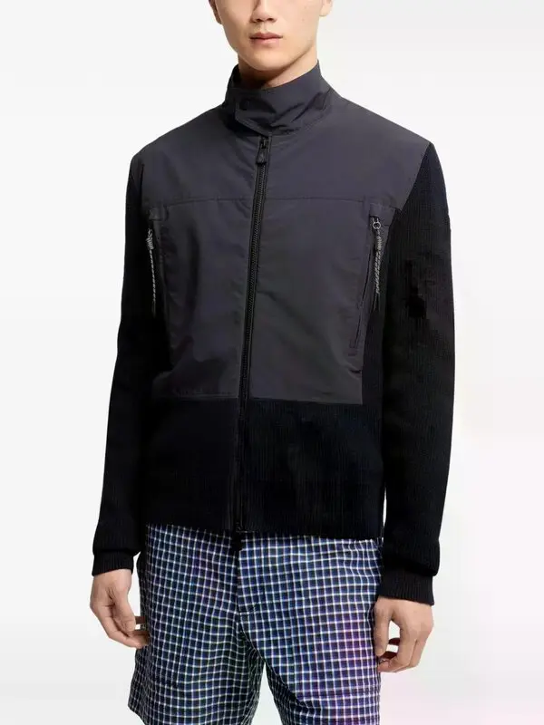 Moncler Zip-fastening Jacket With Point Collar