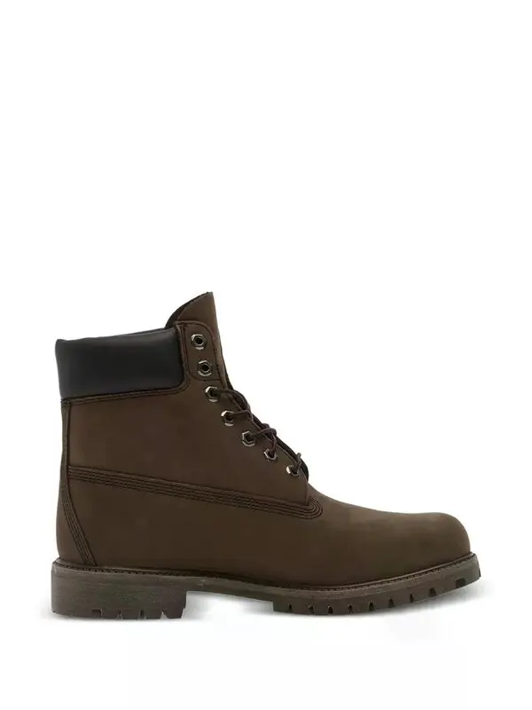 Timberland Ankle Boots With Ridged Sole And Lace-up Fastening