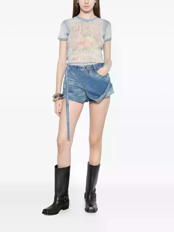 DIESEL® T-iana Floral Print T-shirt