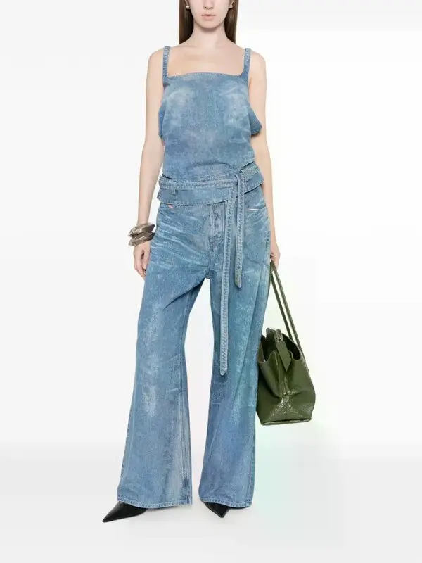 DIESEL® Logo Patch Clear Jeans