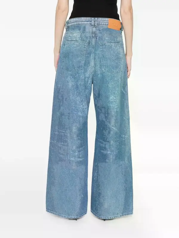 DIESEL® Logo Patch Clear Jeans