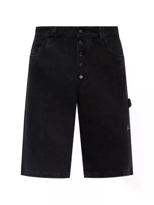 ROA Button-fastening Cotton Shorts