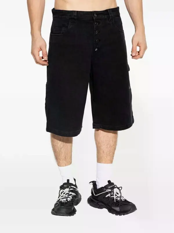 ROA Button-fastening Cotton Shorts