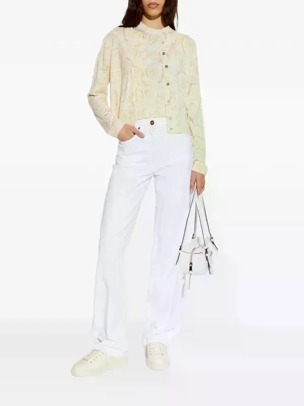 Versace Patterned Buttoned Cardigan