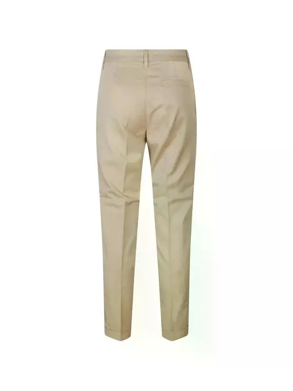 FAY Cuffed Trousers - Neutrals