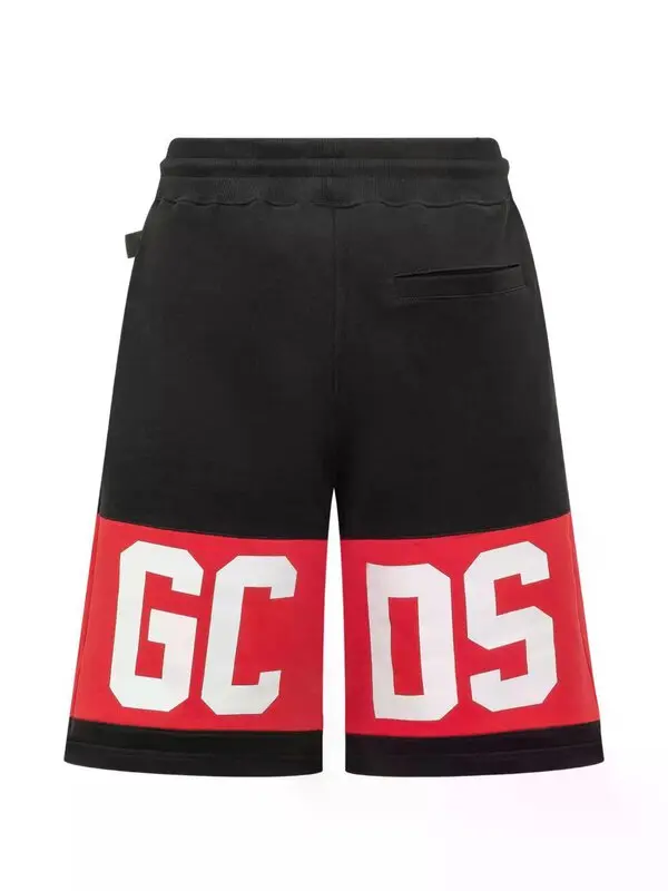 Gcds Logo Sweat Shorts - Black