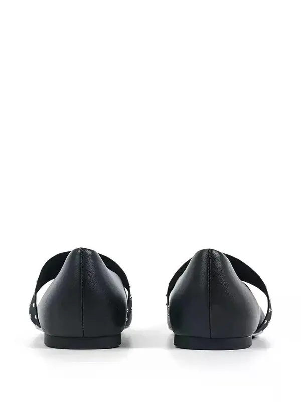 Karl Lagerfeld Studded Strap Ballet Flats