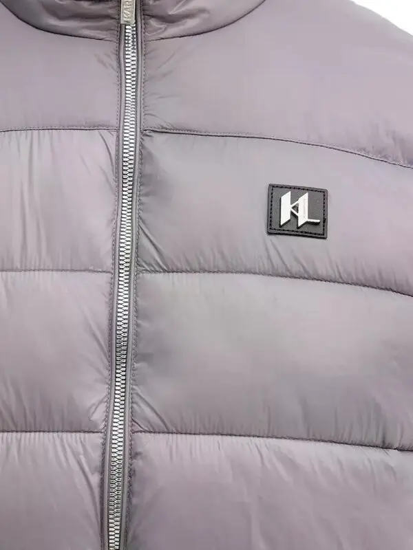 Karl Lagerfeld Quilted Sleeveless Zip-up Vest