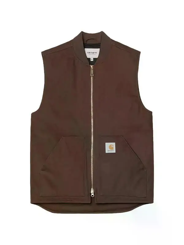 Carhartt Work In Progress Zip Classic Vest - Brown