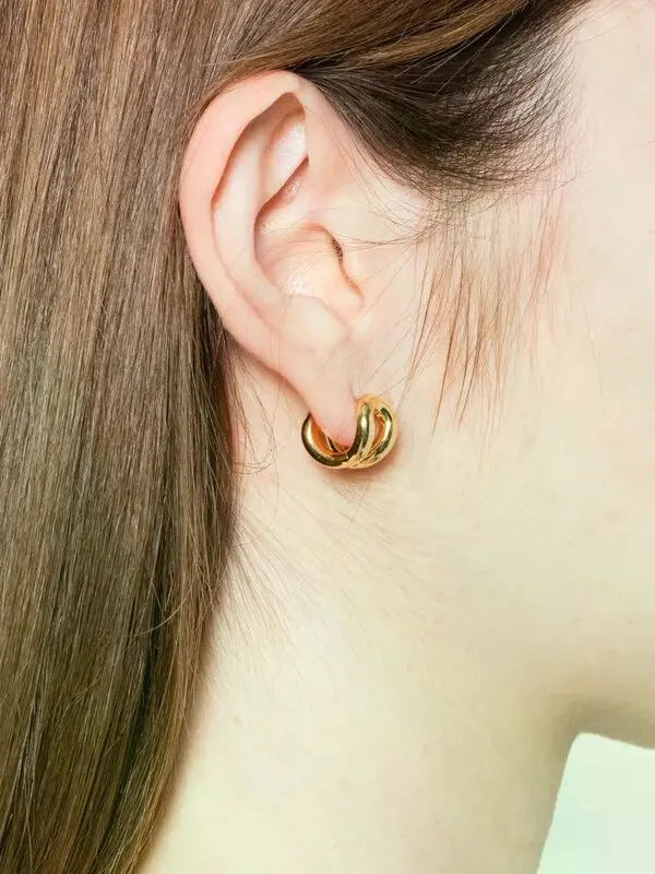 LIÉ STUDIO Asta Hoop Earrings - Gold