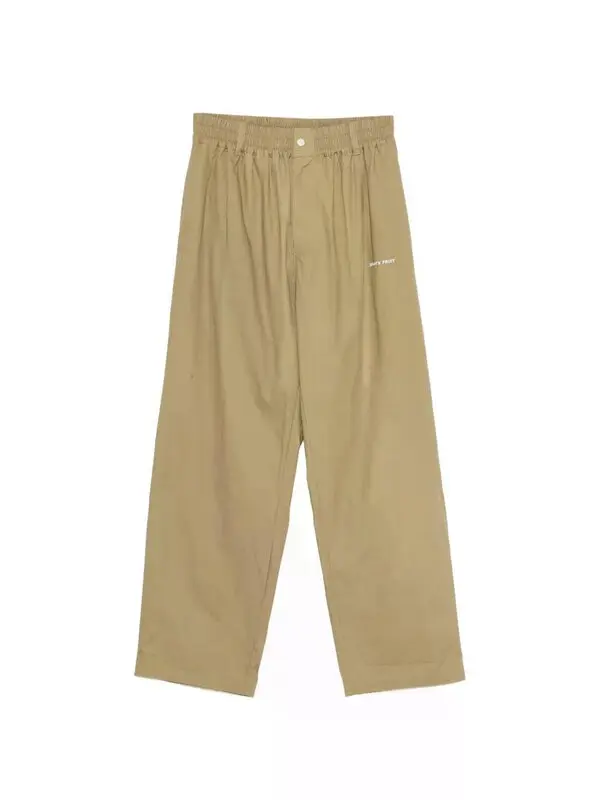BRAM’S FRUIT Elasticated Waistband Trousers - Green