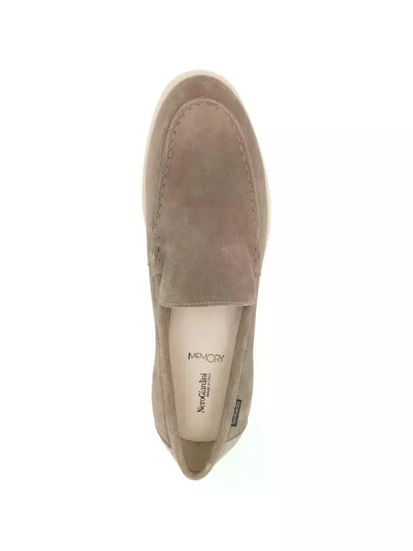 NEROGIARDINI Leather Slip-on Loafers