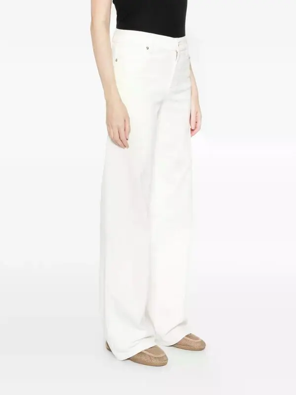 FRAME Palazzo Jeans - White