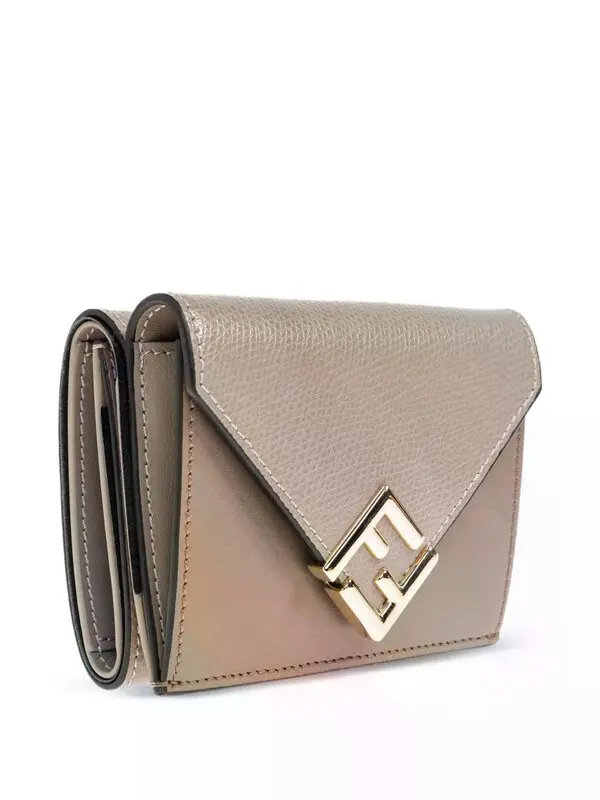 Fendi Logo-plaque Leather Wallet