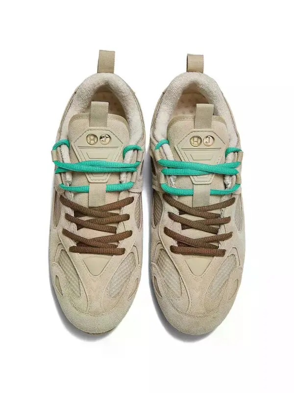 HIDE&JACK Panelled Lace-up Sneakers - Grey