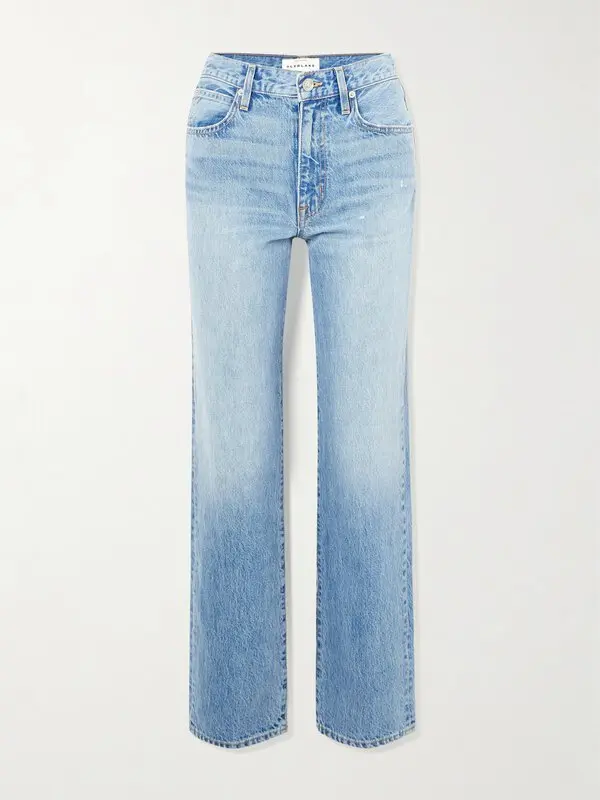 SLVRLAKE Kendra High-rise Straight-leg Jeans - Blue