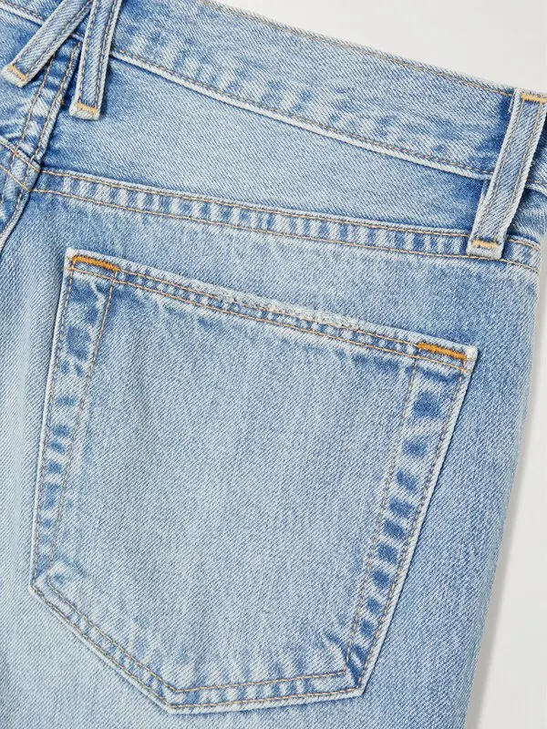 SLVRLAKE Jazmine Mid-rise Wide-leg Jeans In 'new Obsession' Wash - Blue