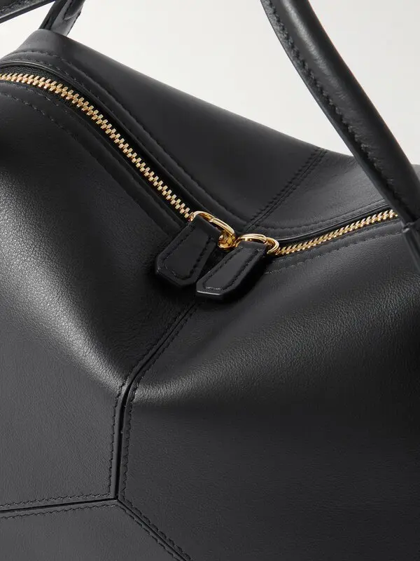 Victoria Beckham Plié Paneled Leather Tote