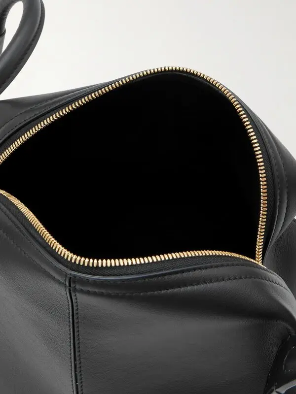Victoria Beckham Plié Paneled Leather Tote