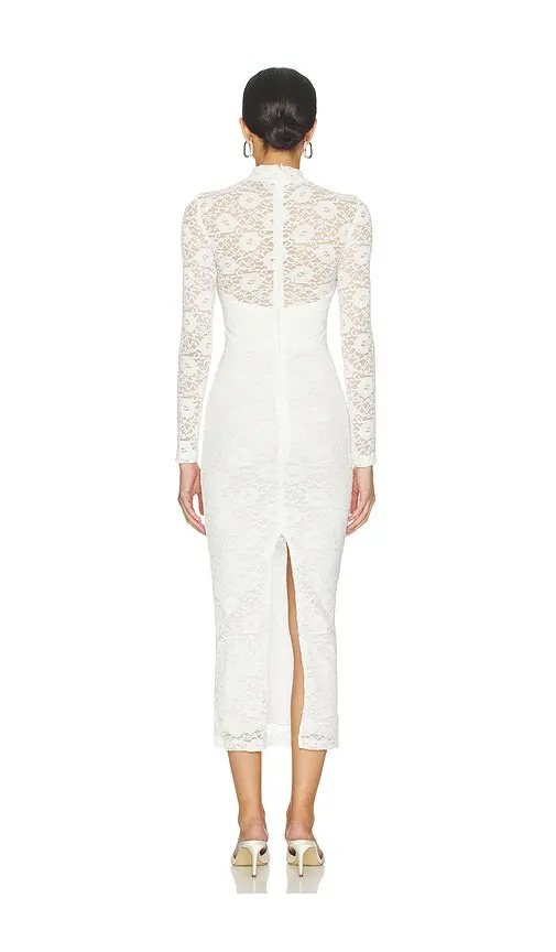 Bardot Carmen Lace Corset Midi Dress