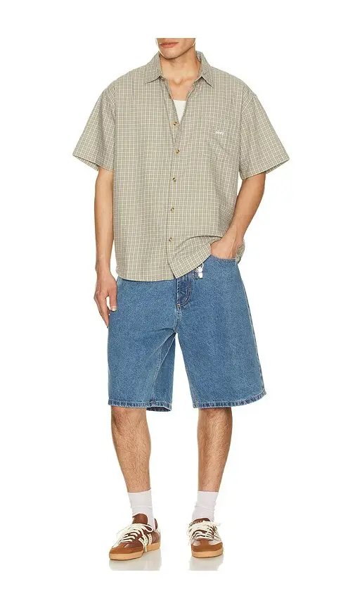 Obey Baggy Denim Shorts - Blue