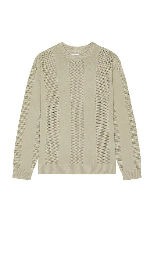 Obey Crochet Pullover Sweater