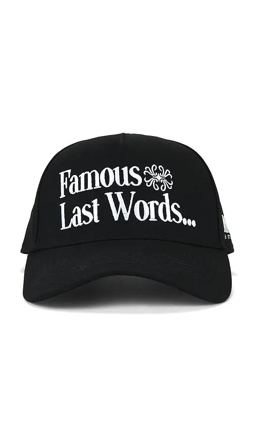 MIDNIGHT RODEO Famous Last Words Hat - Black