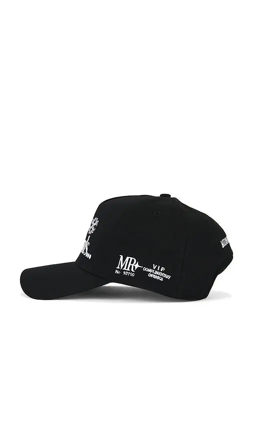 MIDNIGHT RODEO Embroidered Baseball Cap - Black