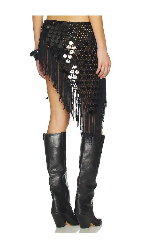 Superdown Roca Tie Skirt - Black