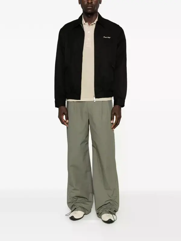 BRAM’S FRUIT Logo Embroidered Zip Fastening Jacket