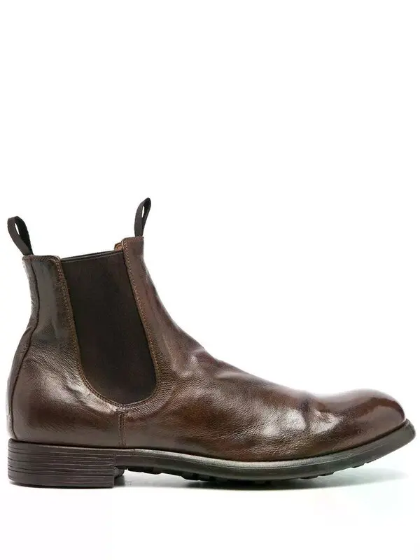 Officine Creative Leather Chelsea Boots