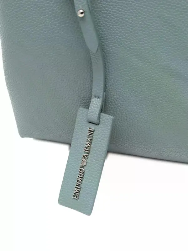 Emporio Armani Detachable Strap Tote Bag - Blue