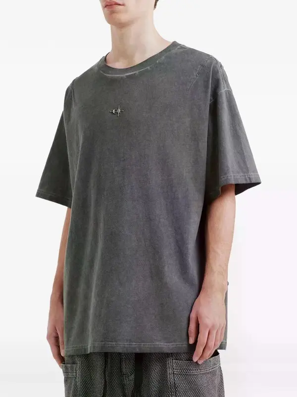 FIVE CM Patchwork-detail T-shirt