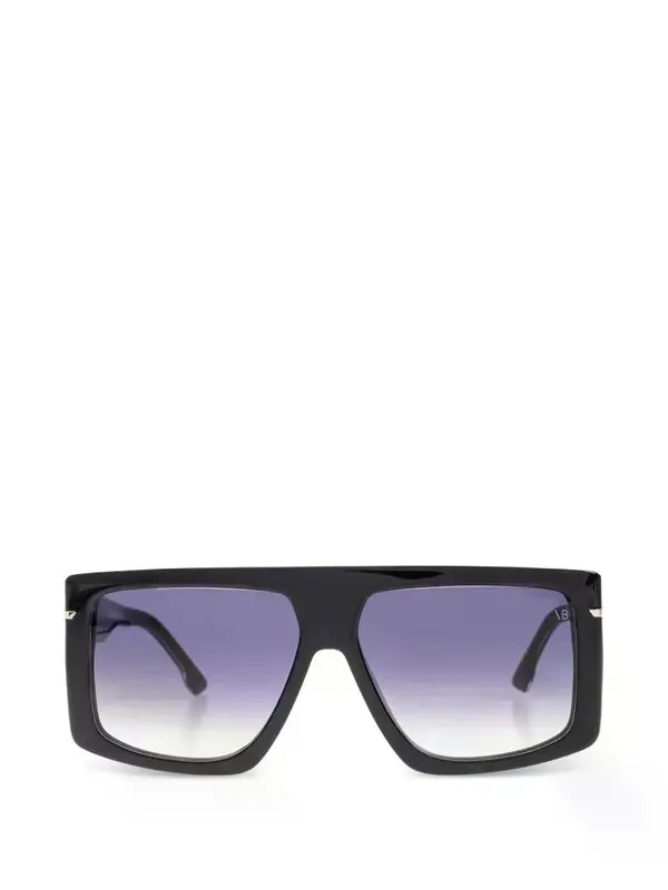 Victoria Beckham Geometric-frame Sunglasses - Black