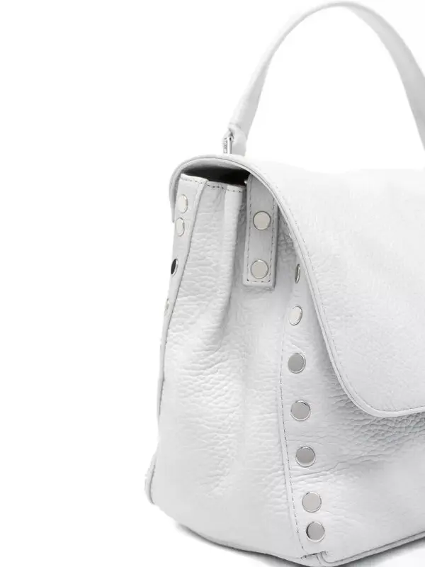 ZANELLATO Small Postina® Studded Tote Bag - Grey