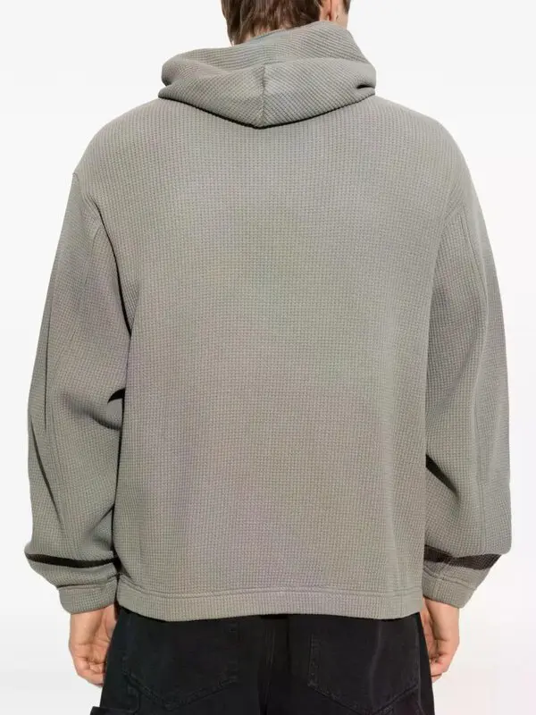 ROA Hooded Zip-up Sweatshirt - Grey