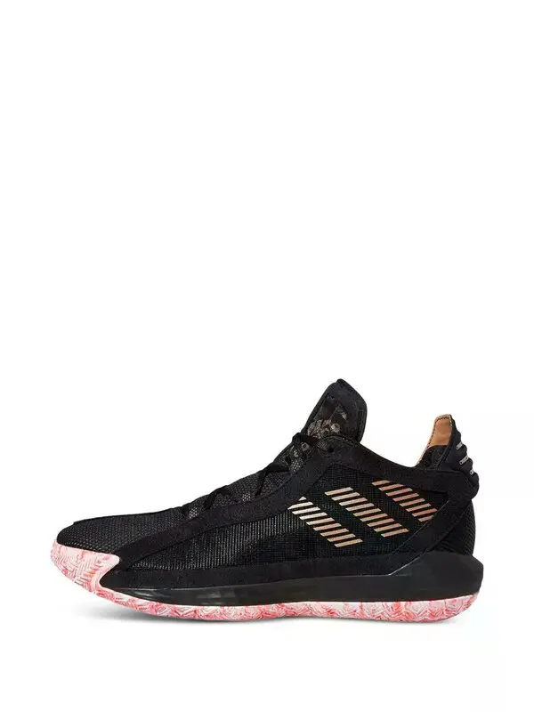 Adidas Dame 6 Striped Sneakers - Black