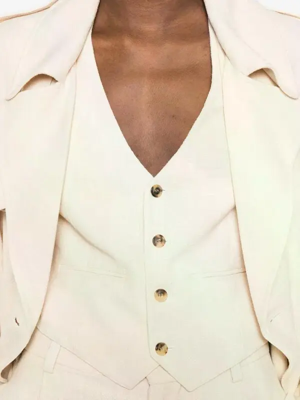 Wardrobe.NYC Buttoned Waistcoat