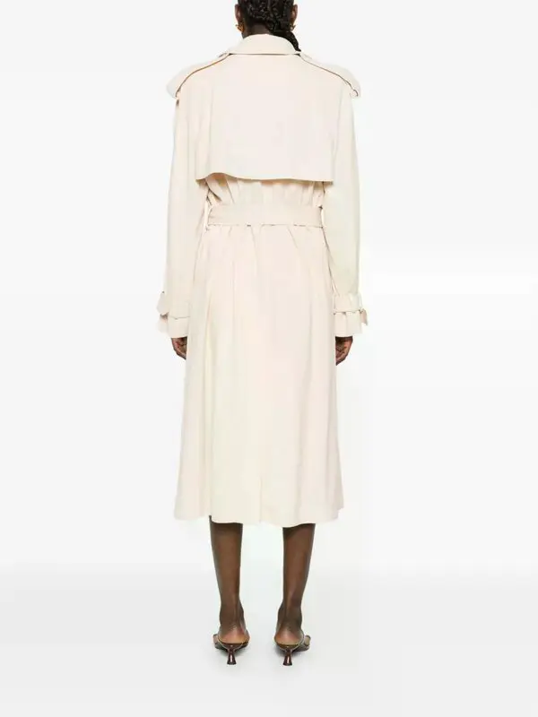 Wardrobe.NYC Belted Double-breasted Trench Coat