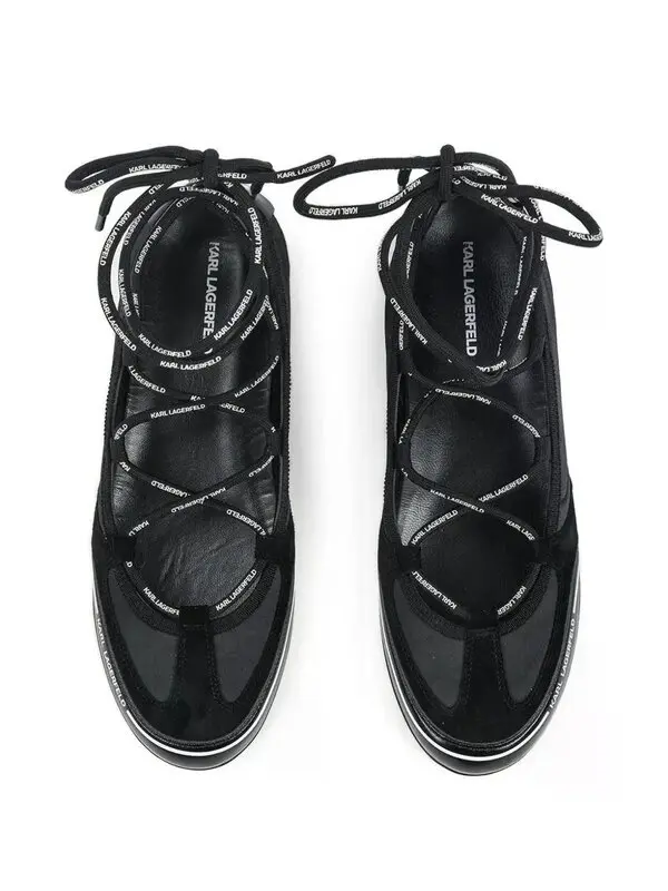 Karl Lagerfeld Altia Ballet Flats - Black