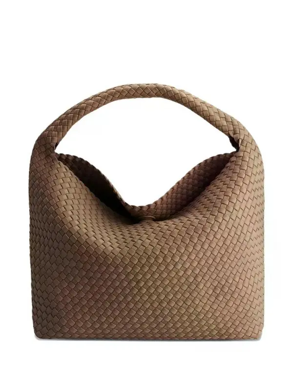 MARREA Woven Top Handle Shoulder Bag