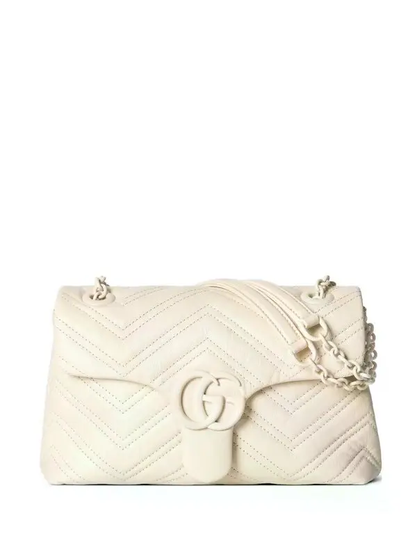 Gucci Small Logo-plaque Cross-body Bag - Neutrals