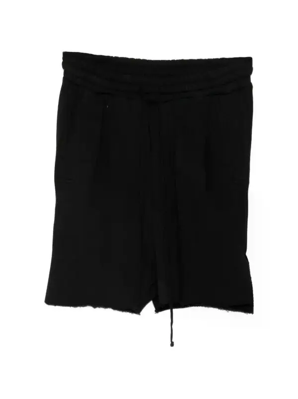 THOM KROM Elasticated Waist Shorts With Side Slits